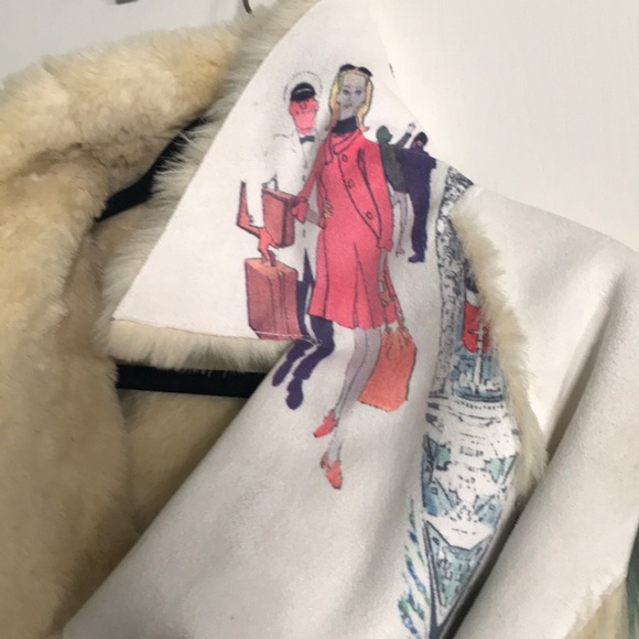 14th & Union | Jackets & Coats | Bejeweled By Susan Fixel Faux Fur Skin ...